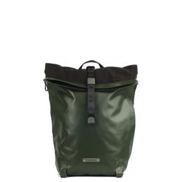 Laptoprucksack 7CLOUDS "Sowe 7.4" Gr. B/H/T: 31 cm x 44 cm x 15 cm, grün (grün, schwarz) Rucksäcke Taschen mit recyceltem PET