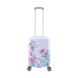 Koffer ELLE "Flower" Gr. B/H/T: 25 cm x 55.00 cm x 25.00 cm, weiß Koffer Trolleys ABSPC