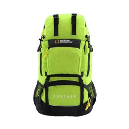 Cityrucksack National Geographic "Destination" Gr. B: 33.00 cm, grün (limette) Rucksäcke Mit komfortablem Hüftgurt