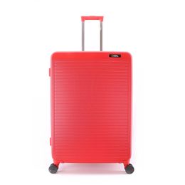 Koffer National Geographic "Pulse" Gr. B/H/T: 51 cm x 78.5 cm x 32 cm, rot Koffer Trolleys hergestellt aus dem RPET Polyester-Material