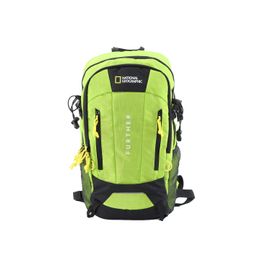 Cityrucksack National Geographic "Destination" Gr. B: 24.00cm, grün (limette) Rucksäcke Mit großem Fassungsvermögen