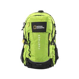 Cityrucksack National Geographic "Destination" Gr. B: 35.00 cm, grün (limette) Rucksäcke mit vielen Fächern