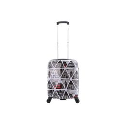 Koffer Saxoline "Cities" Gr. B/H/T: 20 cm x 54.00 cm x 39.00 cm, bunt Koffer Trolleys mit voll integriertem Aluminium-Trolley-System