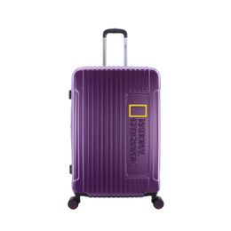 Koffer National Geographic "Canyon" Gr. B/H/T: 49.50 cm x 77.00 cm x 32.00 cm, lila (violett) Koffer Trolleys mit praktischen Tragegriffen