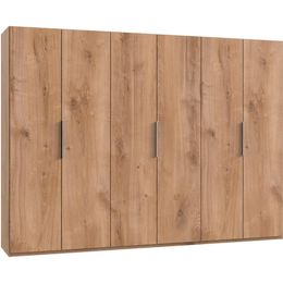 Kleiderschrank wimex "Level by fresh to go" Schränke Gr. B/H/T: 300 cm x 216 cm x 58 cm, 6 St., braun (plankeneichefarben) Kleiderschränke ohne Schubladen