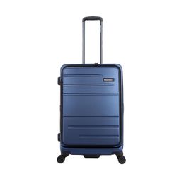 Koffer DISCOVERY "Patrol" Gr. B/H/T: 45 cm x 67 cm x 28.2 cm, blau Koffer Trolleys mit ausziehbarem Teleskopgriff