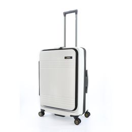 Koffer National Geographic "Lodge" Gr. B/H/T: 46 cm x 67.8 cm x 27 cm, weiß Koffer Trolleys mit sicherem TSA-Schloss