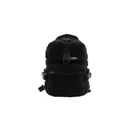 Cityrucksack National Geographic "Milestone" Gr. B: 23.75 cm, schwarz Rucksäcke aus recycelten PET-Flaschen