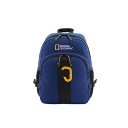 Cityrucksack National Geographic "EXPLORER III" Gr. B: 31.00cm, blau, Kunstfaser, Rucksäcke, aus recycelten PET-Flaschen