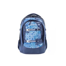 Schulrucksack 2be Gr. B: 23 cm, blau Kinder Rucksäcke Schulrucksäcke mit reflektierenden Elementen