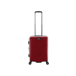 Koffer National Geographic "CRUISE" Gr. B/H/T: 23 cm x 55.00 cm x 23 cm, rot (bordeau) Koffer Trolleys mit praktischem TSA-Zahlenschloss