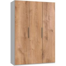 Kleiderschrank wimex "Level by fresh to go" Schränke Gr. B/H/T: 150 cm x 216 cm x 58 cm, 3 St., weiß (weiß, plankeneichefarben) ohne Schubladen