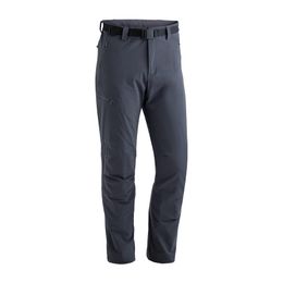 Funktionshose Maier Sports "Oberjoch Therm" Gr. 110, Langgrößen, grau, Herren, 90% Polyamid, 10% Elasthan, Hosen, Winter-Outdoorhose, wattiert und elastisch