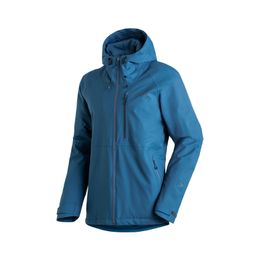 Outdoorjacke Maier Sports "AerialMove M" Gr. 60, blau (aquablau) Herren Jacken Wanderjacke, atmungsaktiv und wasserdicht, Regenjacke mit Kapuze