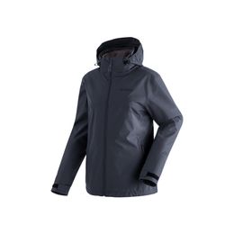 Funktionsjacke Maier Sports "Gregale DJ W" Gr. 44, blau (dunkelblau) Damen Jacken Sportjacken Wanderjacke wasserdicht, Outdoorjacke mit Kapuze