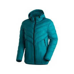 Outdoorjacke Maier Sports "Loket M" Gr. 62, blau (aquablau) Herren Jacken Outdoorjacken Wanderjacke, atmungsaktive Jacke mit Kapuze