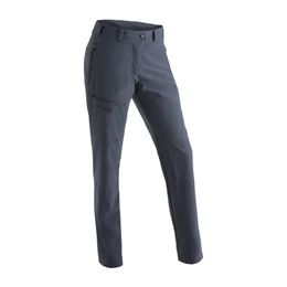 Funktionshose Maier Sports "Latit W" Gr. 17, Kurzgrößen, grau, Damen, 88% Polyester (Recycelt), 12% Elasthan, Hosen, Schnelltrocknende Outdoorhose aus elastischem Material