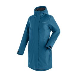 Funktionsjacke Maier Sports "Hannali" Gr. 48, blau (aquablau) Damen Jacken Atmungsaktive, wasserdichte Outdoorjacke mit Wattierung