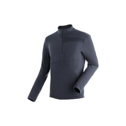 Funktionsshirt Maier Sports "Skutvik HZ M" Gr. 56, blau (graublau) Herren Shirts Sport funktionaler Midlayer für Herren, hohe Atmungsaktivität