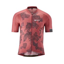 Radtrikot Gonso "ARDOLE", Herren, Gr. XXXL, lila (mauve), 84% Polyester, 16% Elastan, Rundhals, Trikots, Hoch atmungsaktive Mesheinsätze, extra leicht