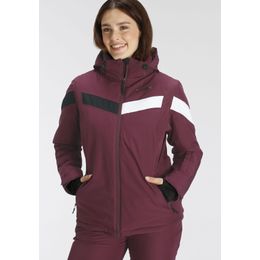 Skijacke Maier Sports "Ski Jacke wattiert Damen" Gr. 44, rot (cherry wine) Damen Jacken Sportjacken bis Gr. 58 erhältlich