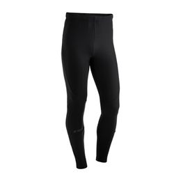 Funktionstights Maier Sports "Unakit M" Gr. 46, Normalgrößen, schwarz, Herren, 85% Polyamid, 15% Elasthan, Hosen, atmungsaktive Sporttights für Touren und sportliche Einsätze