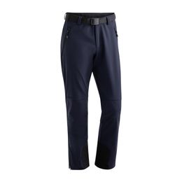 Funktionshose Maier Sports "Tech Pants M" Gr. 44, Normalgrößen, blau (dunkelblau) Herren Hosen Wanderhosen Warme Softshellhose, winddicht, elastisch
