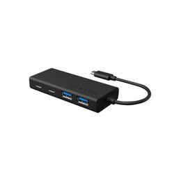 RaidSonic ICY BOX IB-HUB1426-CPD USB-Hubs - USB 3.0 - 4 - Schwarz