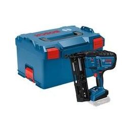 Bosch Akku-Holznagler GNH 18V-64-2 M Professional solo, 18Volt blau/schwarz, ohne Akku und Ladeger&auml;t, in L-BOXX