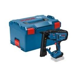 Bosch Akku-Holztacker GNH 18V-38 M Professional solo, 18Volt, Elektrotacker blau/schwarz, ohne Akku und Ladeger&auml;t, in L-BOXX