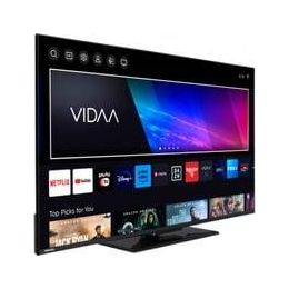 Toshiba 50UV3463DAW, LED-Fernseher 126 cm (50 Zoll), schwarz, UltraHD/4K, Triple Tuner, SmartTV, VIDAA