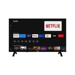 Telefunken XF43TO750S, LED-Fernseher 108 cm (43 Zoll), schwarz, FullHD, Triple Tuner, SmartTV, TiVo Betriebssystem Sichtbares Bild: 108 cm (43") Auflösung: 1920 x 1080 Pixel Format: 16:9