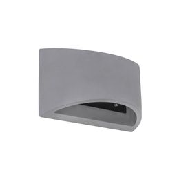 etc-shop Wandleuchte, UP & DOWN, Beton, grau, H 12 cm