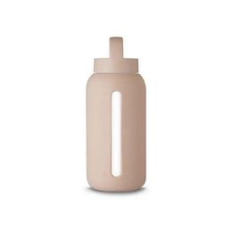 suebidou Trinkflasche 720 ml moderne Wasserflasche Borosilikatglas robust hitzebeständig