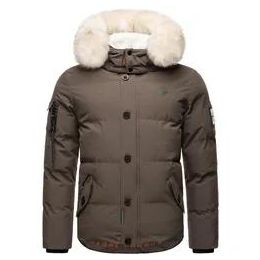 Winterjacke STONE HARBOUR "Halvaar" Gr. XXXL (58), grau Herren Jacken stylischer Winterparka mit abnehmbarer Kapuze