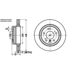 ATE Bremsscheibe hinten rechts links belüftet 294,0mm für BMW 34216864056 34211165563 34216855154 24.0119-0108.1