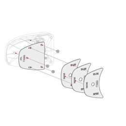 Fiamma Abstandshalter Kit Spacer Safe Door