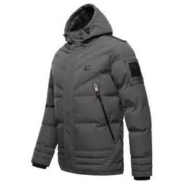 Steppjacke STONE HARBOUR "Romaan" Gr. XL (54), grau (anthrazit) Herren Jacken gesteppte Winterjacke mit Kapuze