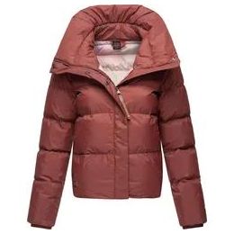 Steppjacke Ragwear "Lunis" Gr. XL (42), orange (terrakotta) Damen Jacken stylische, cropped Winter Kurzjacke