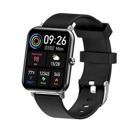 TPFNet Smart Watch / Fitness Tracker IP67 - Silikon Armband - Android & IOS - Rosa