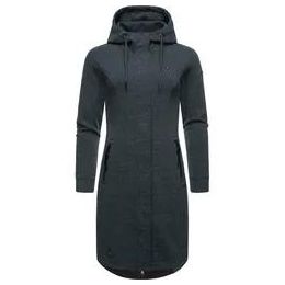 Kurzmantel Ragwear "Letti Long" Gr. M (38), schwarz Damen Mäntel Übergangsjacke aus Fleece mit Kapuze