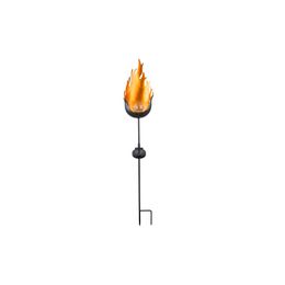 etc-shop LED Erdspieß Solarleuchte, Flamme, Feuereffekt, Höhe 93,5 cm