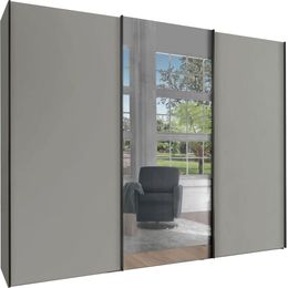 Schwebetürenschrank Wiemann "Monaco" Schränke Gr. B/H/T: 278,9 cm x 236 cm x 67 cm, 3 St., braun (bianco, eiche, nachbildung) hochwertige Beschläge