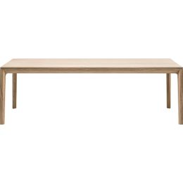 Esstisch WHITEOAK Tische Gr. B/H/T: 200 cm x 75 cm x 100 cm, braun (eiche weiß geölt, eiche geölt) Esstische rechteckig extravagantes Design in hochwertiger Qualität