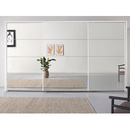 Schwebetürenschrank Rauch "Oteli" Schränke Gr. B/H/T: 368 cm x 214 cm x 68 cm, ohne Beleuchtung, 3 St., weiß Schwebetürenschränke und Schiebetürenschränke mit Spiegelfront Passepartout optional Beleuchtung