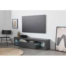 Lowboard Inosign "Essential" Sideboards Gr. B/H/T: 160 cm x 35 cm x 30 cm, schwarz (anthrazit matt) Lowboards Breite 160 cm