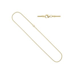 Goldkette Jobo Halsketten Gr. Gelbgold 585, Länge: 38 cm, gelb (gelbgold 585) Damen Goldketten Schlangenkette 585 Gold 38 cm 1,4 mm