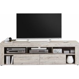 Lowboard FMD "VIBIO 2" Sideboards braun (sandeichefarben) Lowboards Breite 180 cm