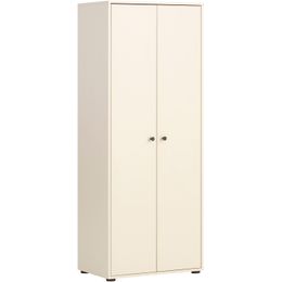 Hochschrank Schildmeyer "Lovund, Breite 65 cm" Schränke Gr. B/H/T: 65,1 cm x 163,6 cm x 41,0 cm, 2 St., beige (cremebeige) Schildmeyer Mit Softclose-Scharnieren und 3 Fachböden