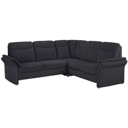 Ecksofa Home Affaire "Tahoma L-Form", schwarz, B:251cm H:103cm T:231cm, Sofas, Ecksofa, mit Armlehnfunktion, wahlweise Bettfunktion, Schublade, Relaxfunktion